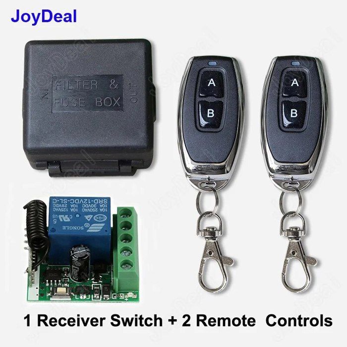 Module émetteur récepteur pour télécommande RF universel sans fil 433 MHz,interrupteur de ...
