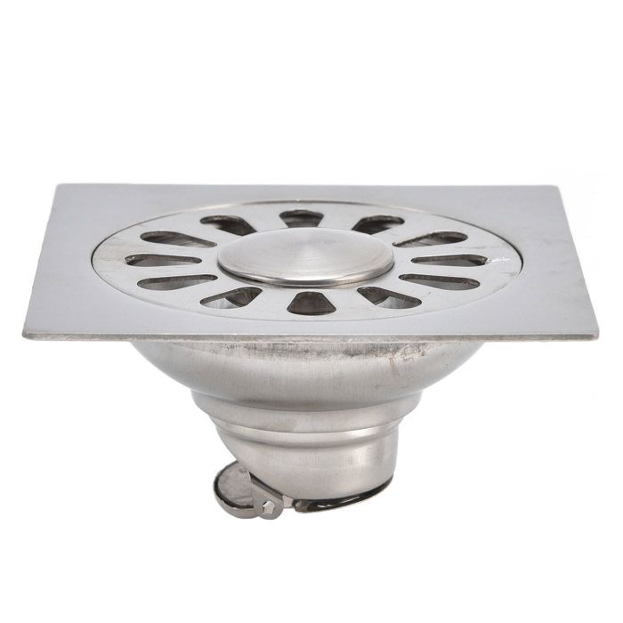 Drain de sol de douche en acier inoxydable, double usage, pour salle de ...
