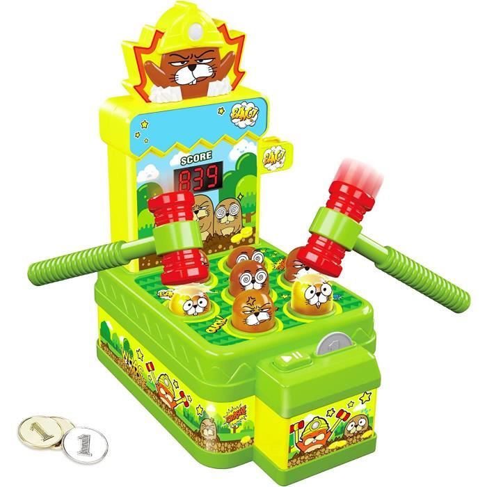 Jouet électronique - AMOUNE - Jeu de la Taupe - 2 modes - 7 vitesses ...