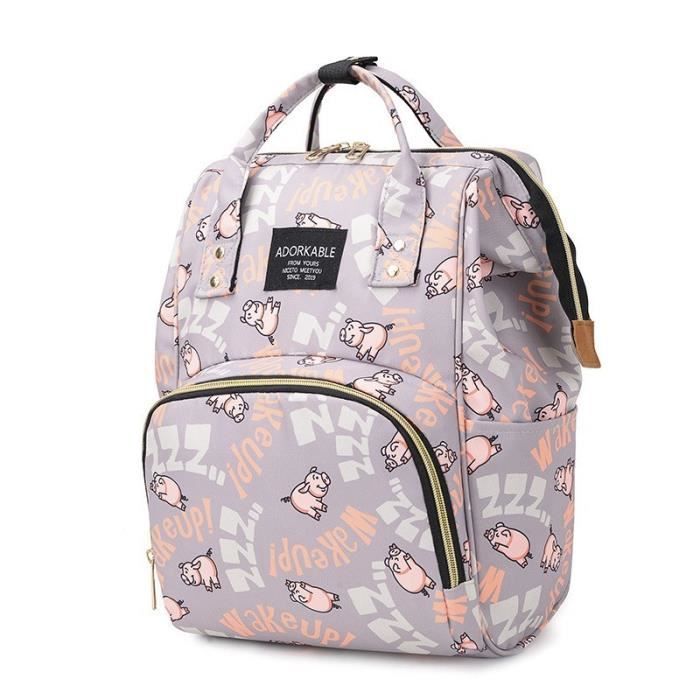 Sac A Langer Couche Modèle Dessin Animé Sac À Dos Bébé Nappy Grand Sac ...