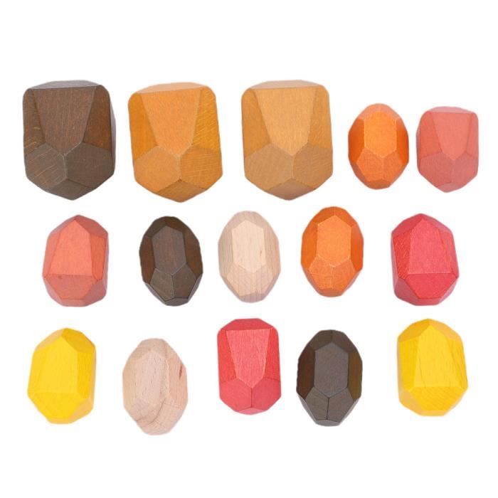 ARAMOX jouet éducatif Blocs de construction de jeu d'empilage en bois ... ARAMOX jouet éducatif Blocs de construction de jeu d'empilage en bois ...