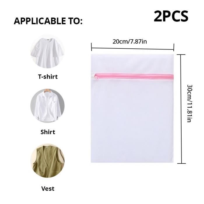 Poche à fermeture éclair transparente pour le linge,maille fine ...