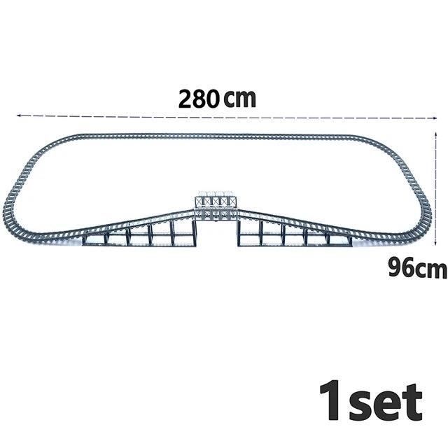Puzzle,City Train Rail Rack Bricks Model Toy,Soft Track,Cruved and ...