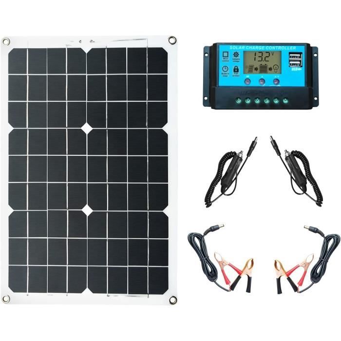 Kit de Panneau Solaire 200W, Panneau Solaire, unités photovoltaïques, Sortie C3.0 à Haute ...