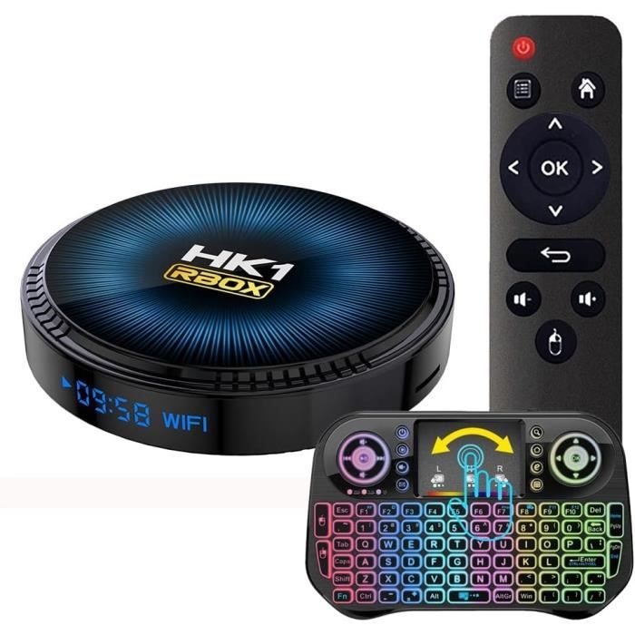 Android 11.0 TV Box, 2022 Upgraded HK1 RBOX W2 Smart Android Box Amlogic S905W2 64-bit Quad Core ...