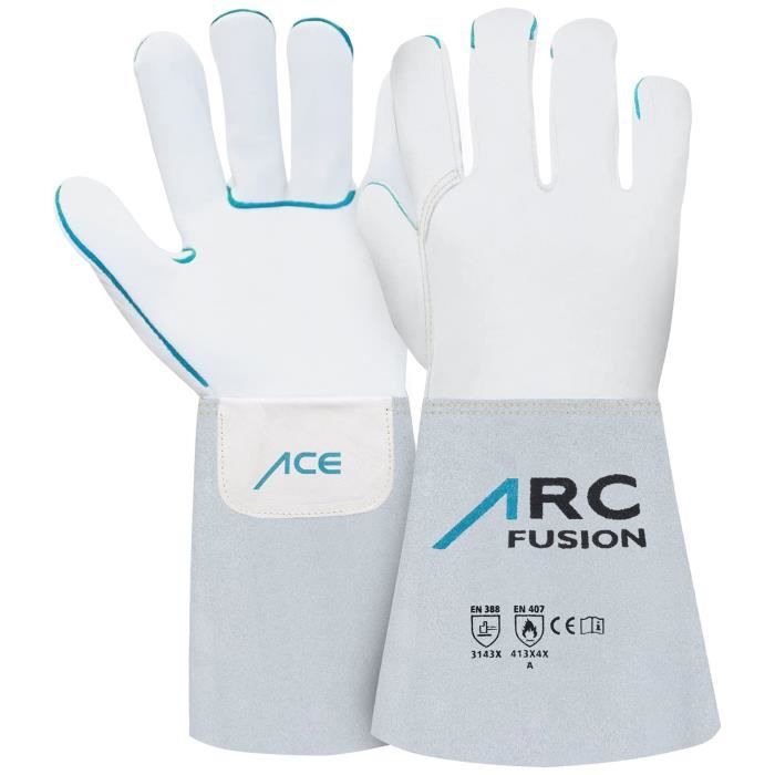 Arc Fusion Gants De Travail De Soudage En Cuir Pour Soudage En 388-12477-11-Xxl (1 Pièce)[u1776 ...
