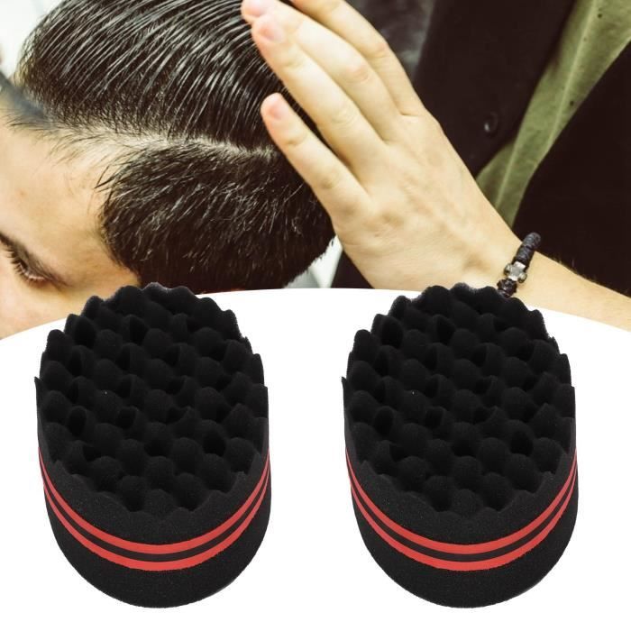 YEN Cheveux Éponge Brosse 2PCS Double Face Curl Éponge 22 Trous Ondulés ...