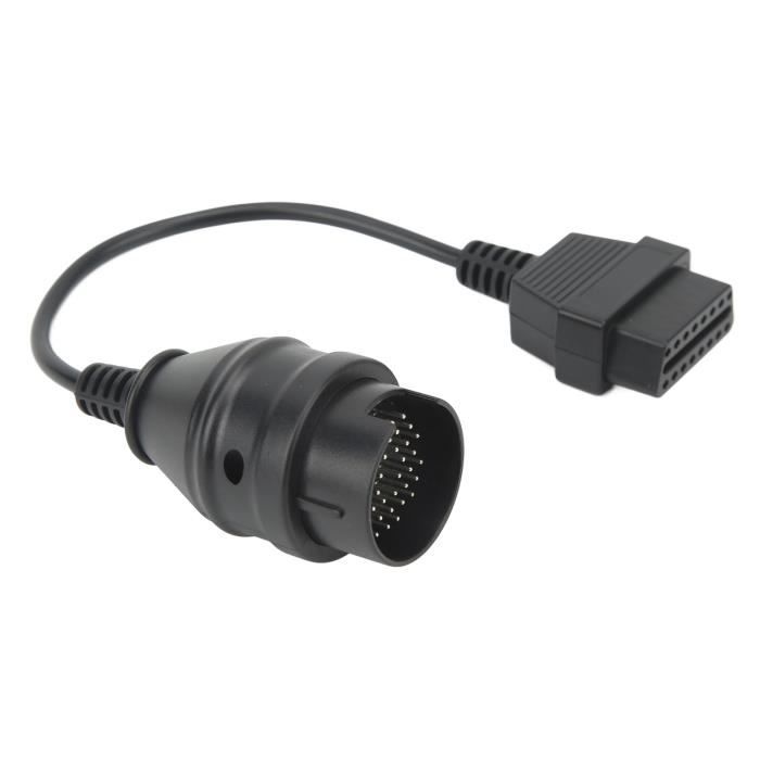 Dilwe connecteur de diagnostic OBD II 38PIN à OBD2 câble adaptateur de Diagnostic ABS résistant ...