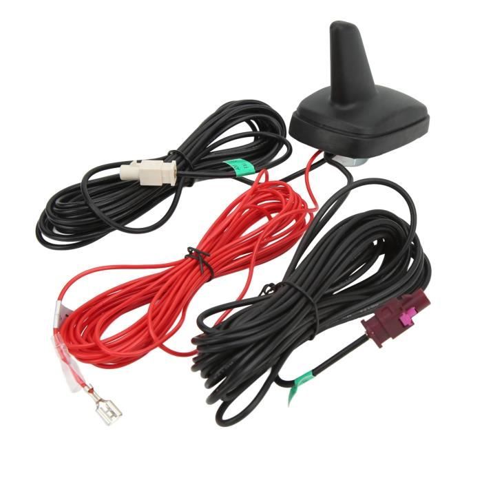 Dilwe antenne d'autoradio Antenne universelle d'aileron de requin ...