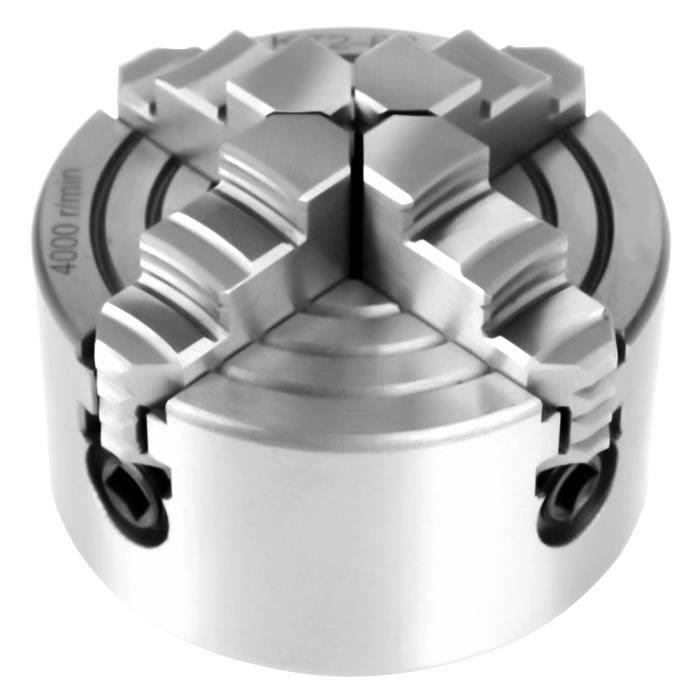 Mandrin à 4 mâchoires - GOTOTOP - K72-80 - Haute dureté - Fraiseuse CNC ...