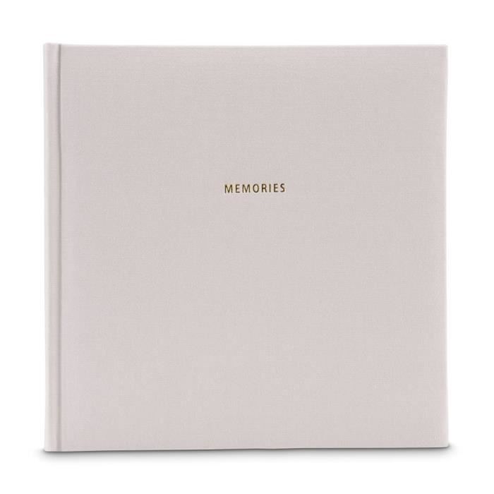 Album photo - Memories - 30x30 cm - 50 pages noires - Couverture en ...