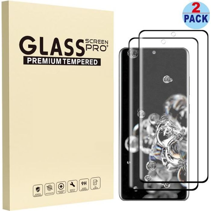 [2 Pièces] Verre Trempé Samsung S20 Ultra 6 9 Protection Ecran