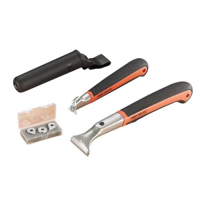 Grattoirs BAHCO - Set de 2 avec lames profilées pour travaux de ...