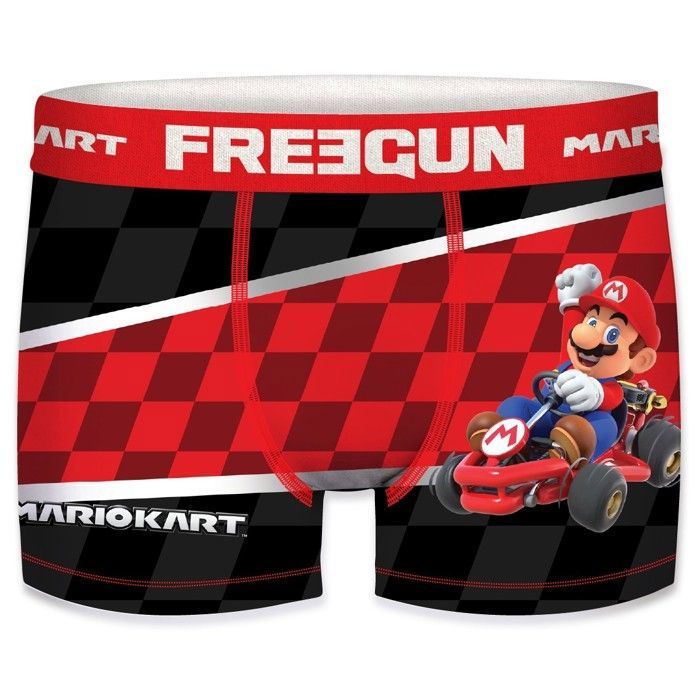 FREEGUN Boxer Homme Mario Kart, Caleçon Homme Confortable & Respirant ...
