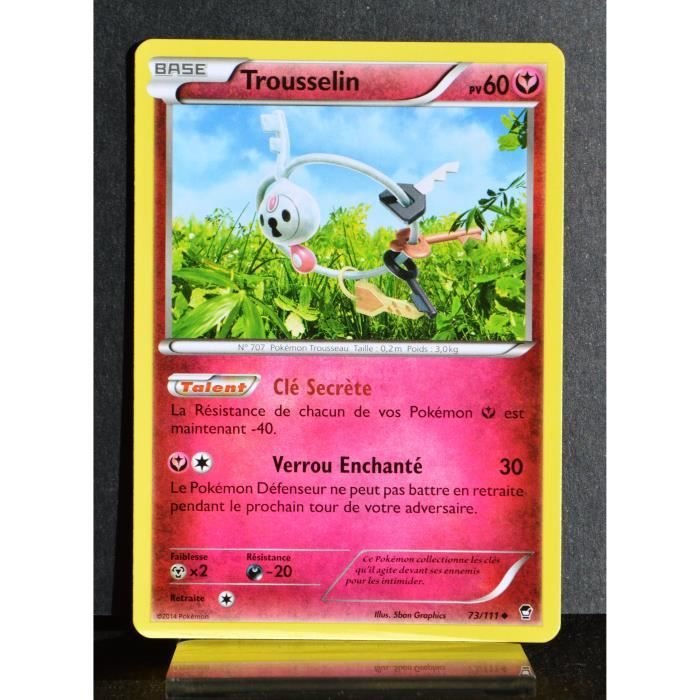 Carte Pokémon 73-111 Trousselin 60 PV XY03 Poings Furieux NEUF FR ...