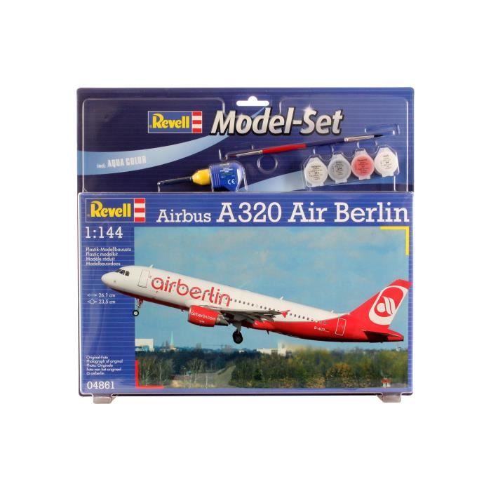 REVELL Model-Set Airbus A320 AirBerlin - Maquette - Cdiscount Jeux - Jouets