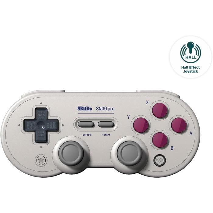 8Bitdo Sn30 Pro Bluetooth Manette, Joystick À Effet Hall, Manette Sans ...