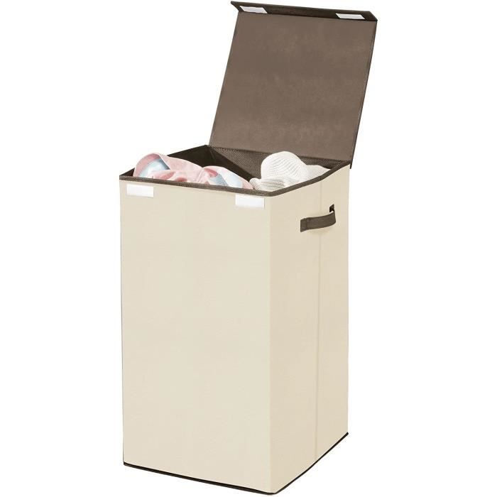 Panier à linge pliable en polypropylène respirant – sac pour lessive ...