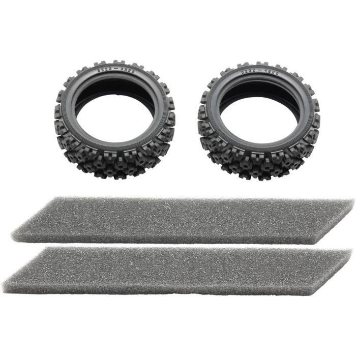 Pneus et inserts Tamiya Rally Block 54861 - TAMIYA - Lot de 2 pneus et ...