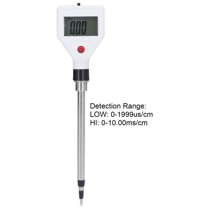 COC-HURRISE détecteur de sol Soil EC Meter Testeur de plantes en pot ...