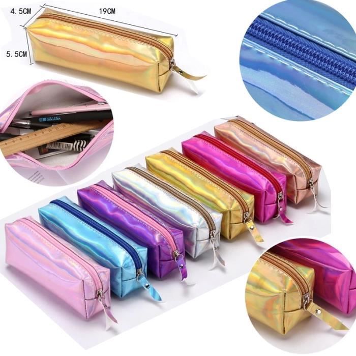 Trousse bleu ecole crayon maquillage lapin personnalisee Bleu ...