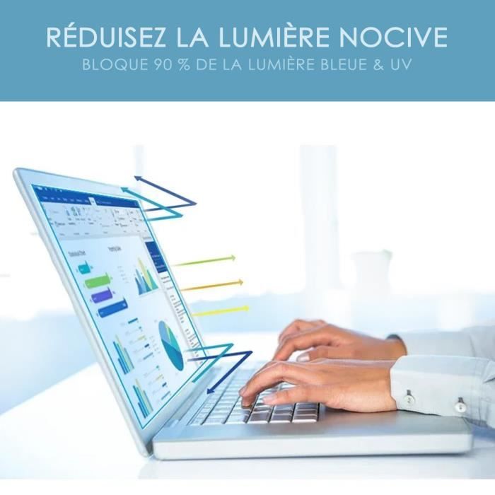 Protection d'écran Anti-Lumière Bleue pour Ordinateur PC Portable ...