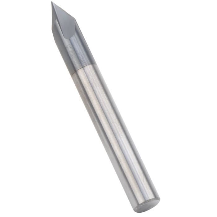 Fraise à chanfreiner - GAROSA - D6 x 60° - Acier au tungstène - 3 ...