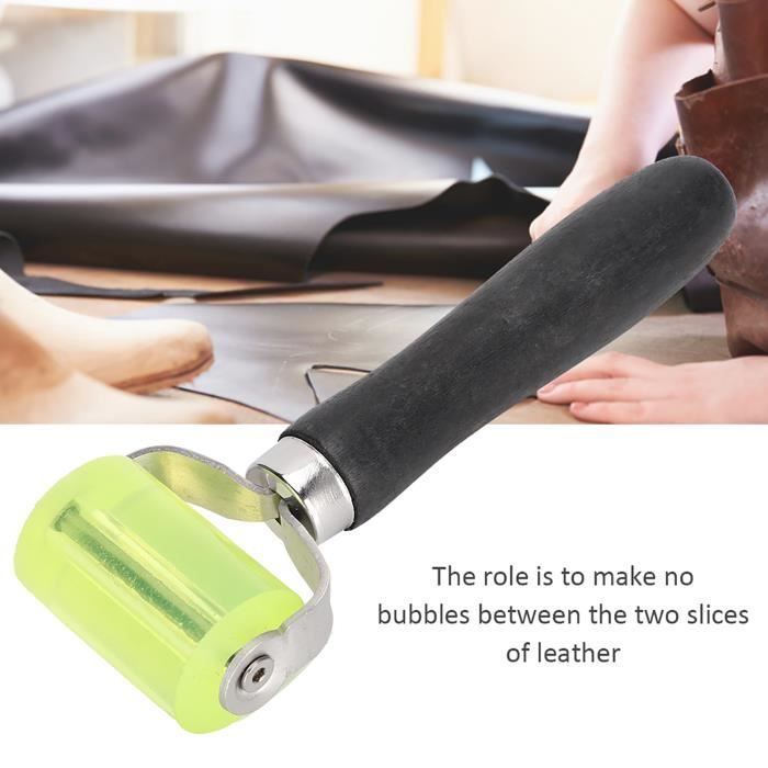 Rouleau de Bord en Cuir Rouleau de Bord de Presse en Bois de Silicone ...