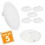 Lot de 5 Spots Encastrables LED Extra-Plat 18W (Blanc neutre 4000K) - Cdiscount Maison