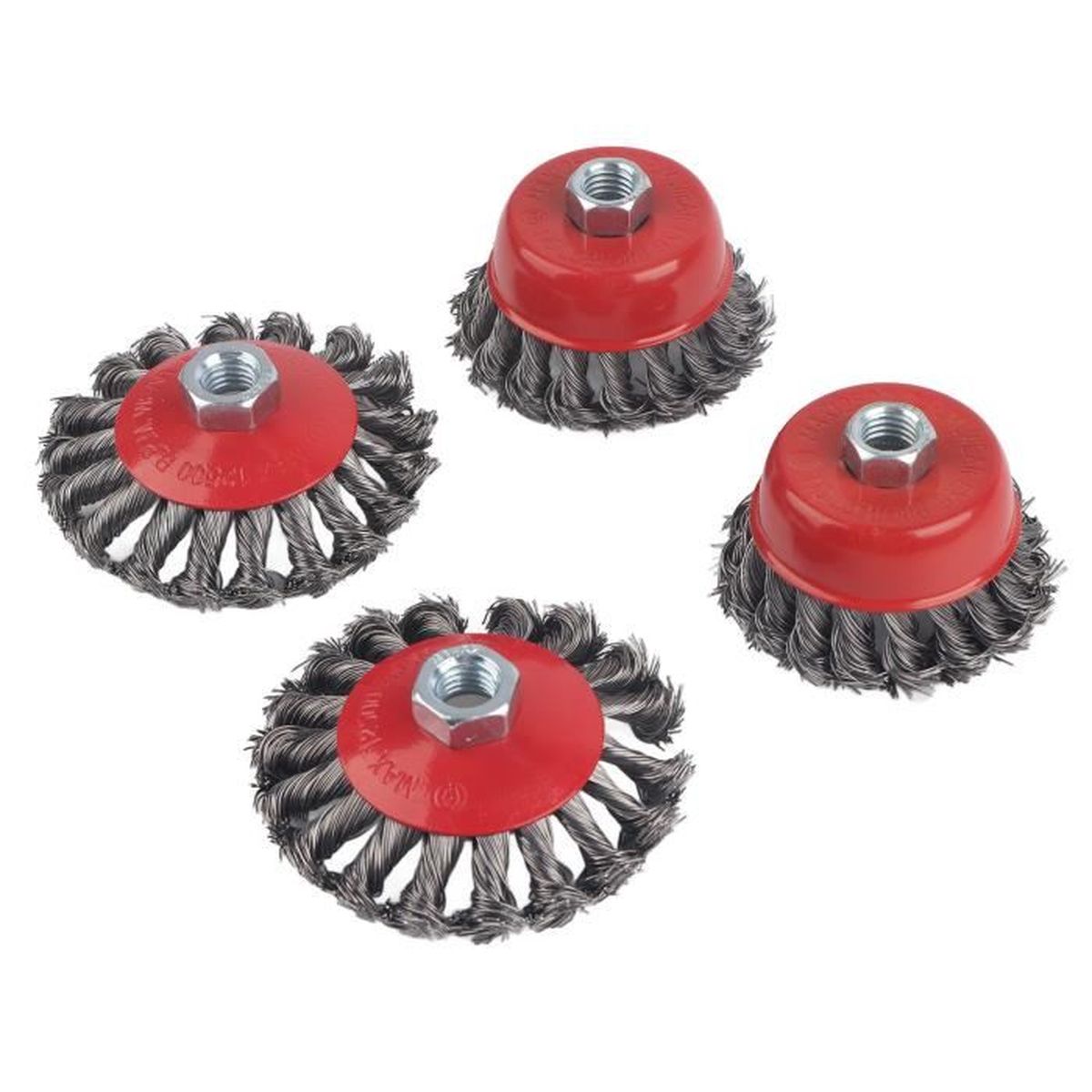 VAG Brosse Metallique Pour Meuleuse, Brosse Métallique Nettoyage 2Pcs ...