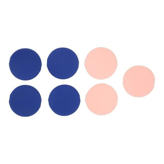 CWU 7pcs Maquillage Beauté Éponge Sec Humide Utilisation Ronde Forme ...