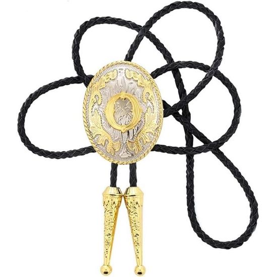 Western Cowboy Tie Trendy Initial Letter A Flowering Round CowBoy With ...