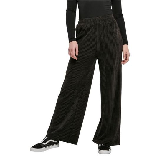Jogging droit en velours côtelé femme Urban Classics - noir - M Noir ...