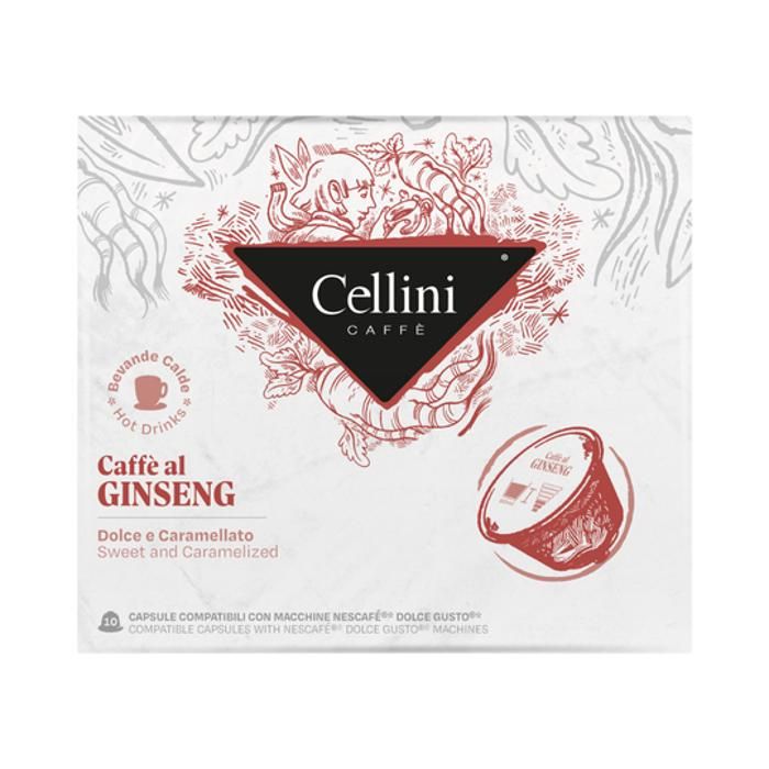 Caffè Cellini Capsules compatible avec Dolce Gusto - Cafè au Ginseng ...