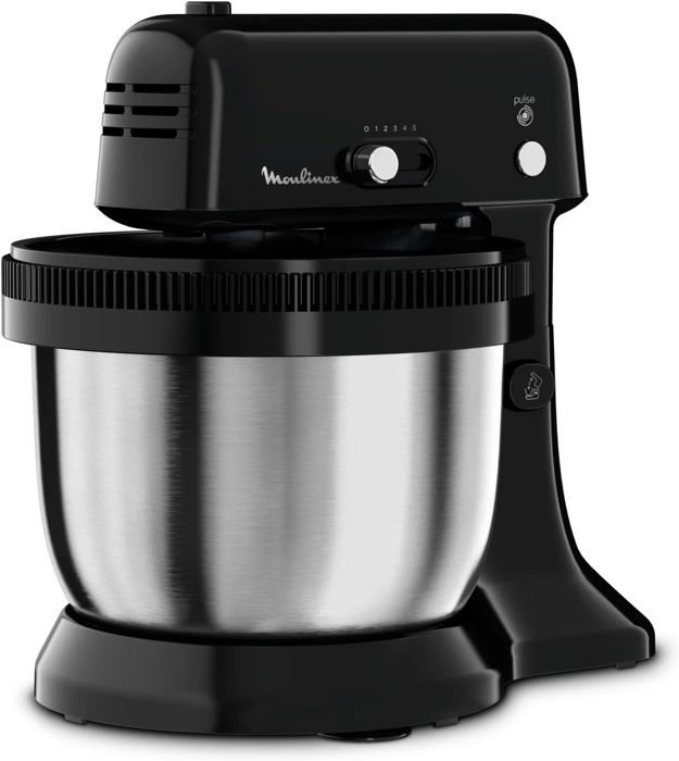 Oh My Cake Robot Pâtissier Électrique,300 W,5 Vitesses,Fonction Pulse,2 ...