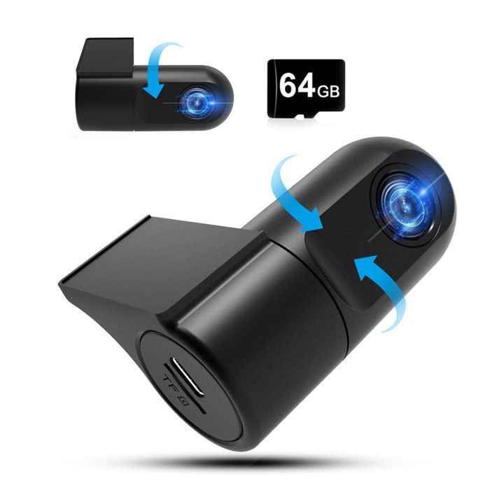 AWESAFE Caméra de Voiture 4K 1080P WIFI APP Connexion DashCam Angle 170 ...