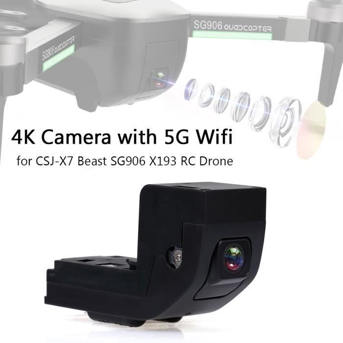 Appareil photo 4K SG906 avec objectif grand angle 5G WiFi à 120 ° pour ...