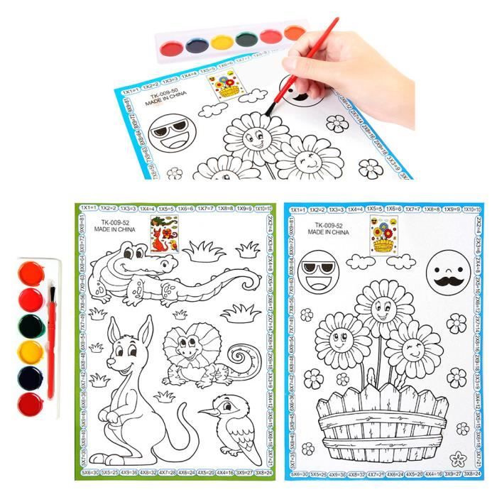 2 pages soleil fleur poussin style dessin puzzle bricolage pour enfants ...
