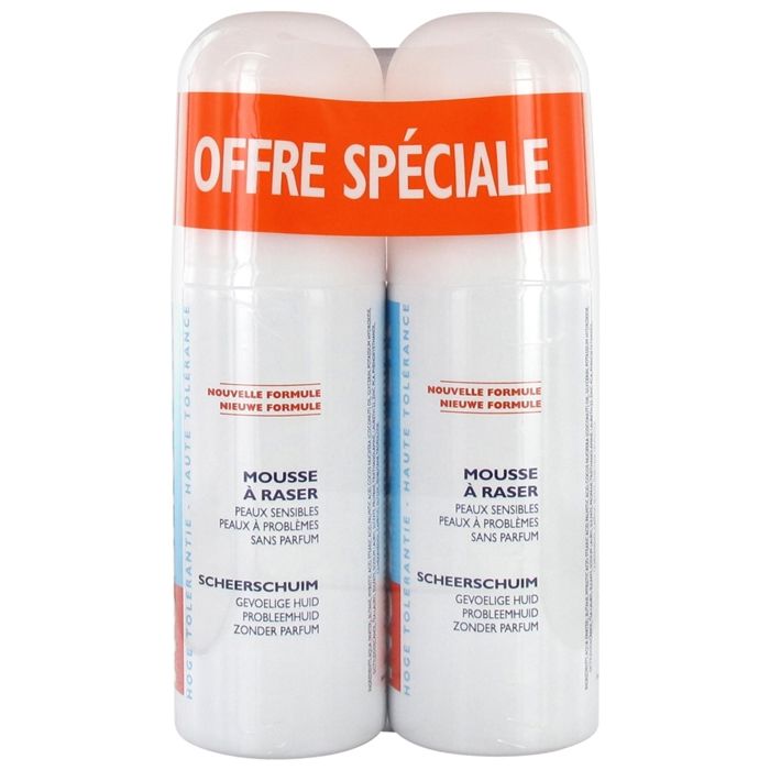 Mousse à Raser - Nobacter - Lot de 2 x 150ml - Sans parfum ...