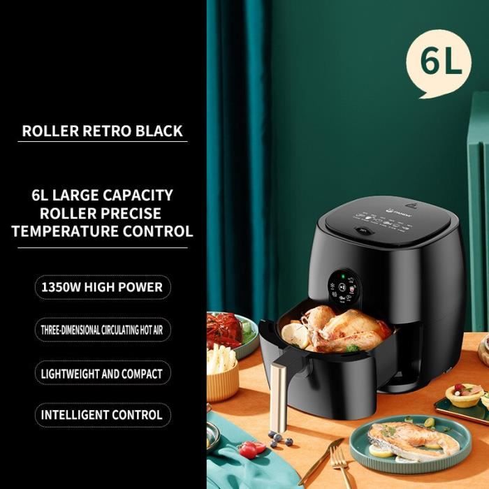 Friteuse à Air électrique intelnte et automatique grande capacité 45 l 6l écran tactile LED ...