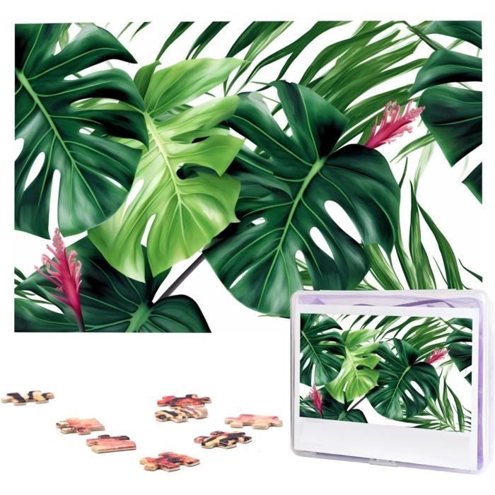 Puzzle Personnalisé De Feuilles Tropicales De 1 000 Pièces À Partir De ...