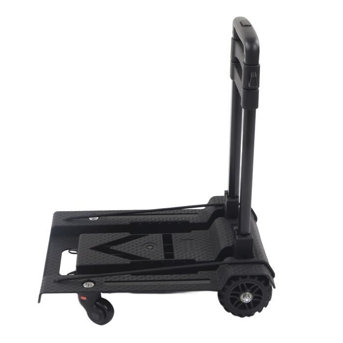 Diable pliant - CIKONIELF - Chariot à bagages - Charge 40KG - 4 roues ...