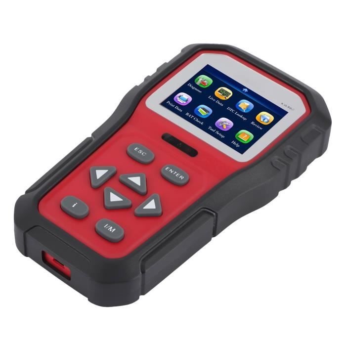 Scanner de diagnostic de voiture Scanner professionnel OBD2 2.6in écran ...