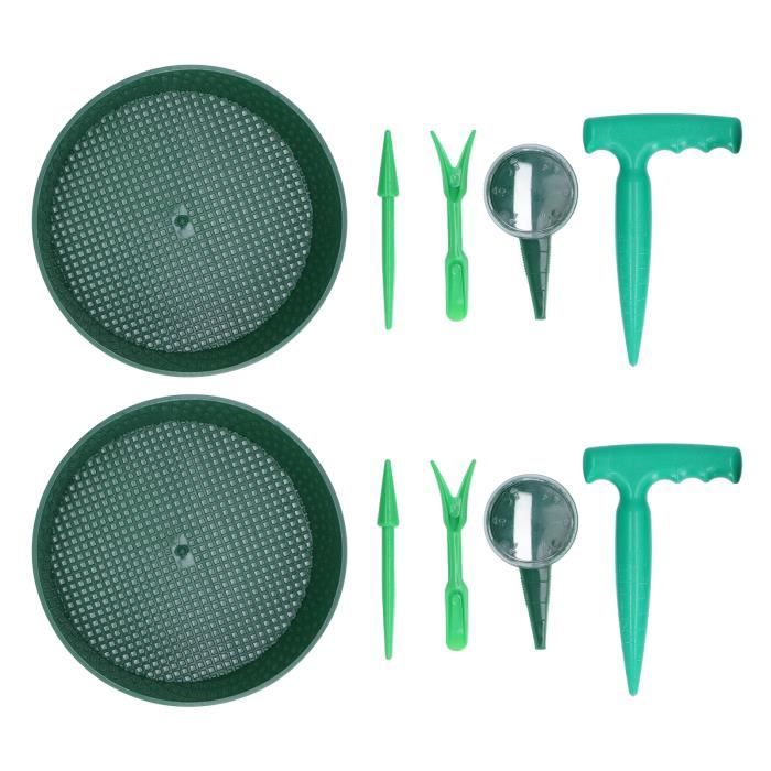 Drfeify outil de semoir de semoir Ensemble de distributeur de graines ...