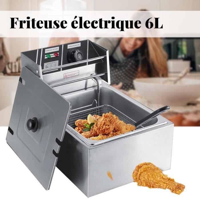 VAG Friteuse électrique - réservoir simple est livré avec un panier de ...