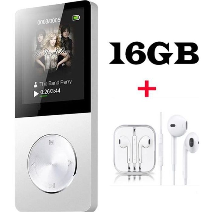 FULOZO® Lecteur MP3/MP4 16GO Baladeur Multi-fonction Lecteur Métal ...