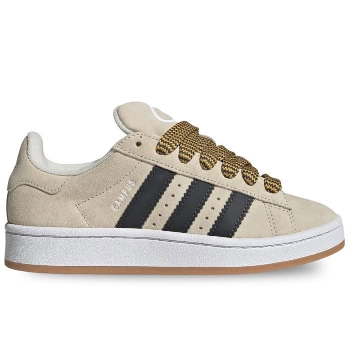Chaussures pour Enfant - ADIDAS - Campus 00S J - Marron - Lacets - Plat ...