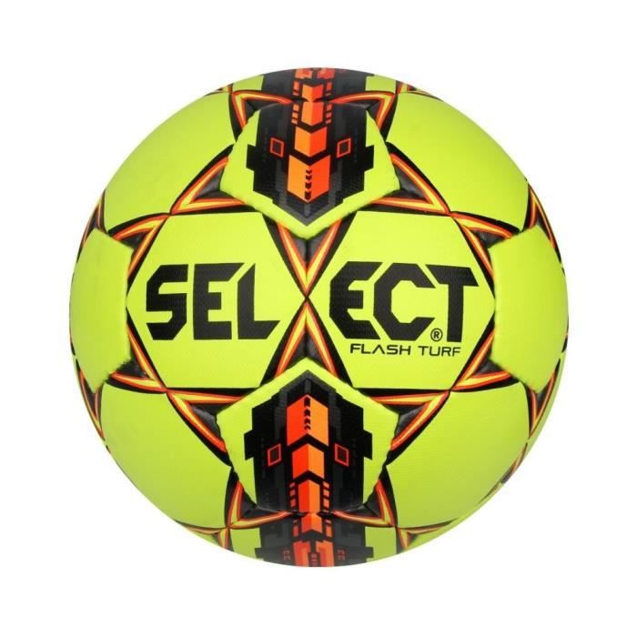 Ballon de football SELECT Flash Turf - Jaune - Adulte - Cdiscount Sport