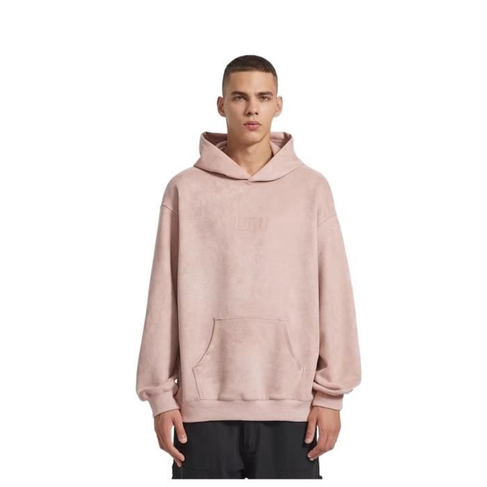 Pull à Capuche Homme, Pull Couple Hip Hop Simple Casual Haut Polyvalent ...