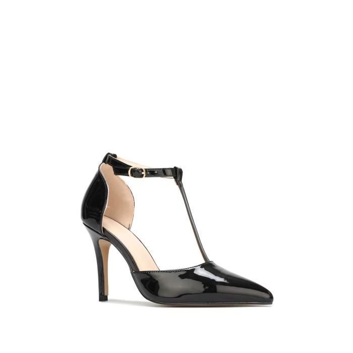 Escarpins vernis à bride en T - Achat / Vente Escarpins vernis à bride ...